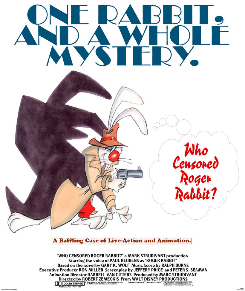 Who Censored Roger Rabbit Prototype Poster By Graylord791 On Deviantart