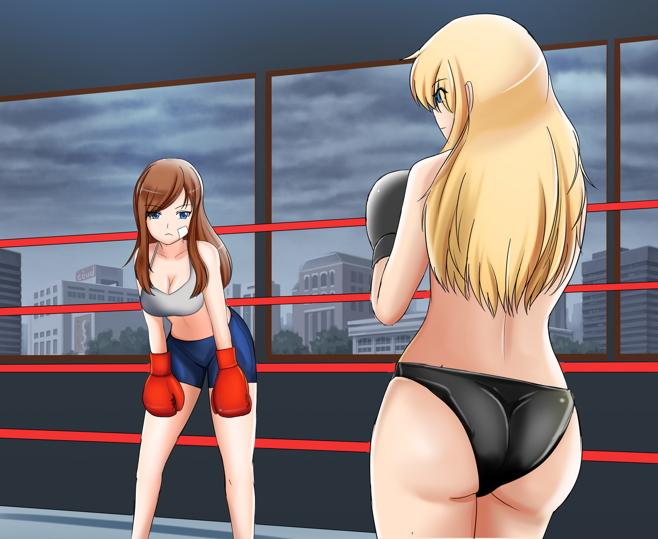Anime Female Boxing On Female Boxing Deviantart
