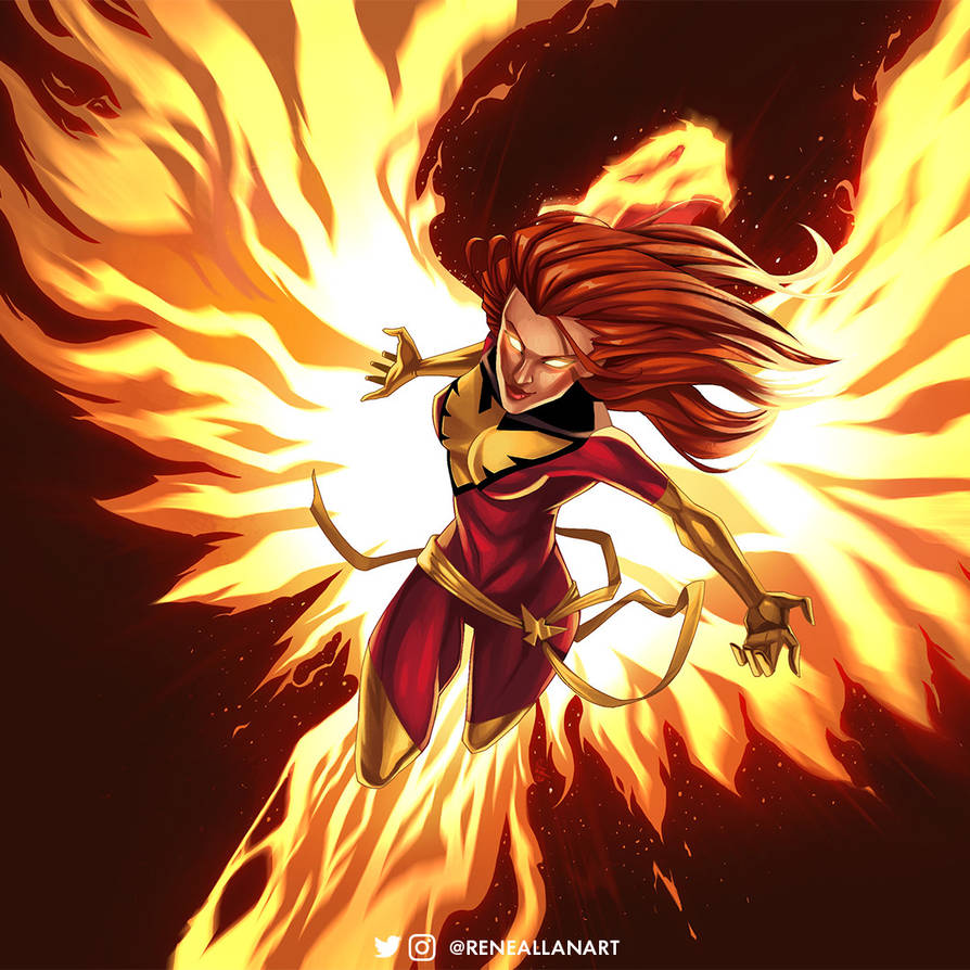 Dark Phoenix X Men By Reneallan On Deviantart