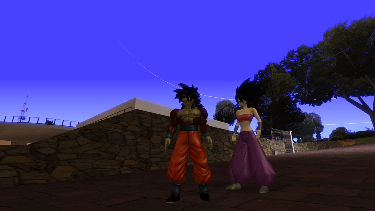 Caulifla Meets Ssj4 Goku Fanmade Review 3d By Supraeagle28 On Deviantart