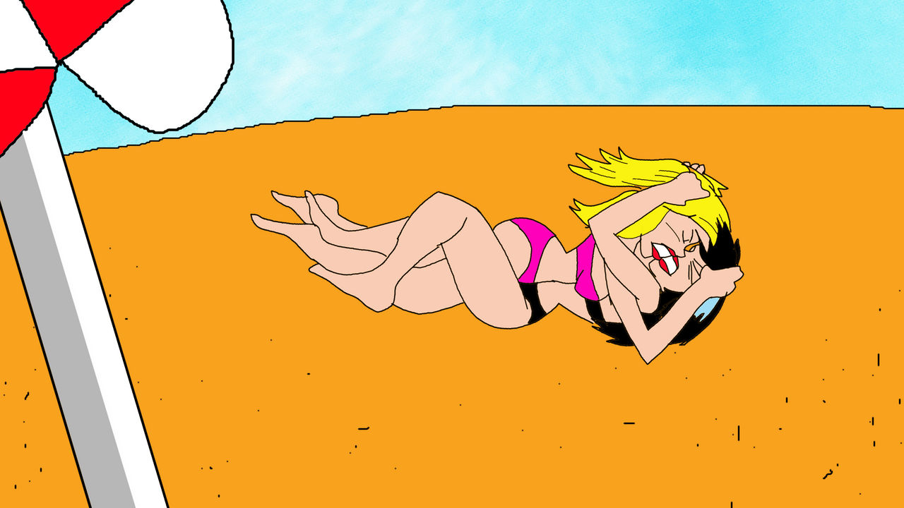 Betty V Veronica Bikini Beach Catfight By Animecatfights On Deviantart