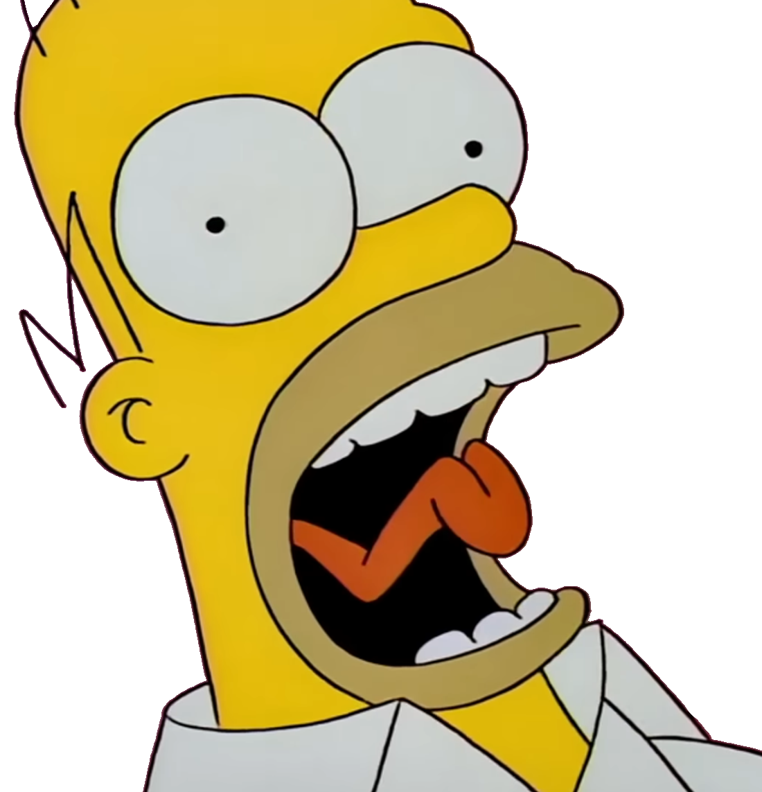 Homer Simpson Screaming by WessieBoi99 on DeviantArt Homer Simpson Screaming by WessieBoi99 on DeviantArt