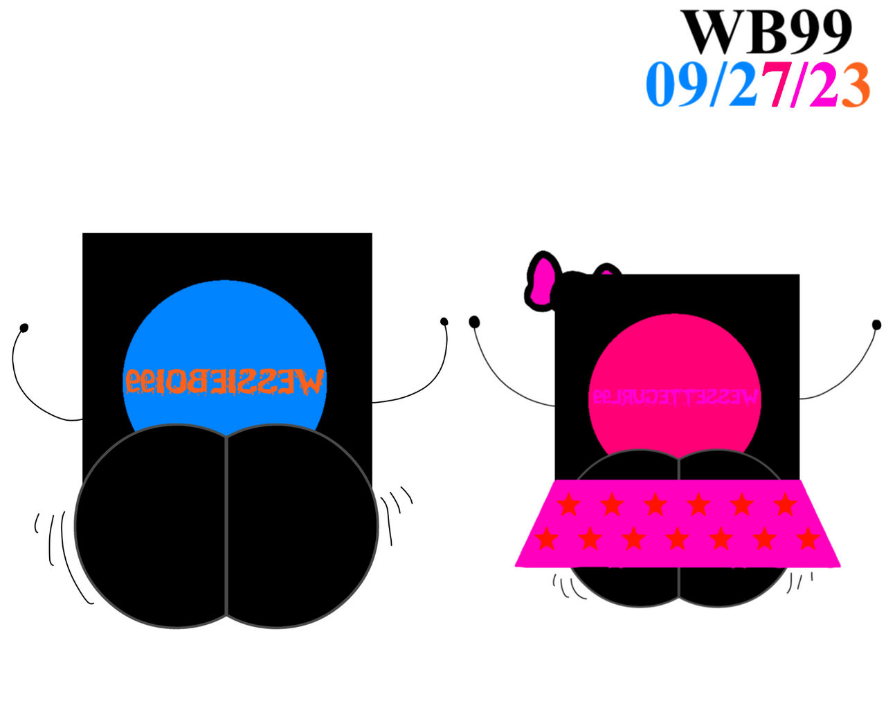 Me Twerking With My Female Self By Wessieboi99 On Deviantart