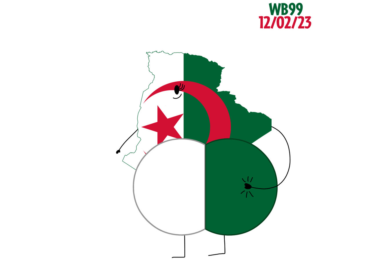 Algeria Smacks Her Butt By Wessieboi99 On Deviantart