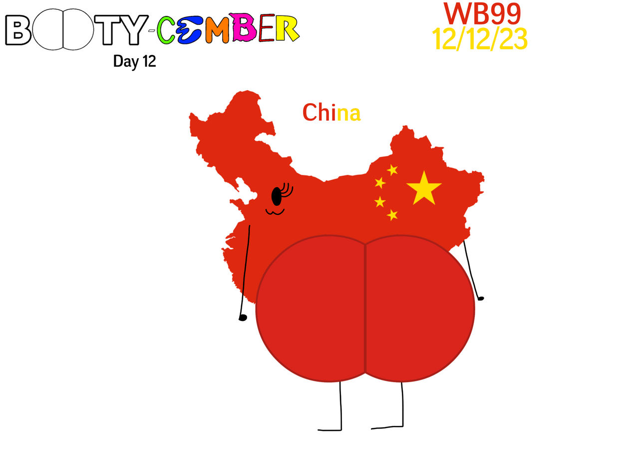 Booty Cember Day 12 China By Wessieboi99 On Deviantart