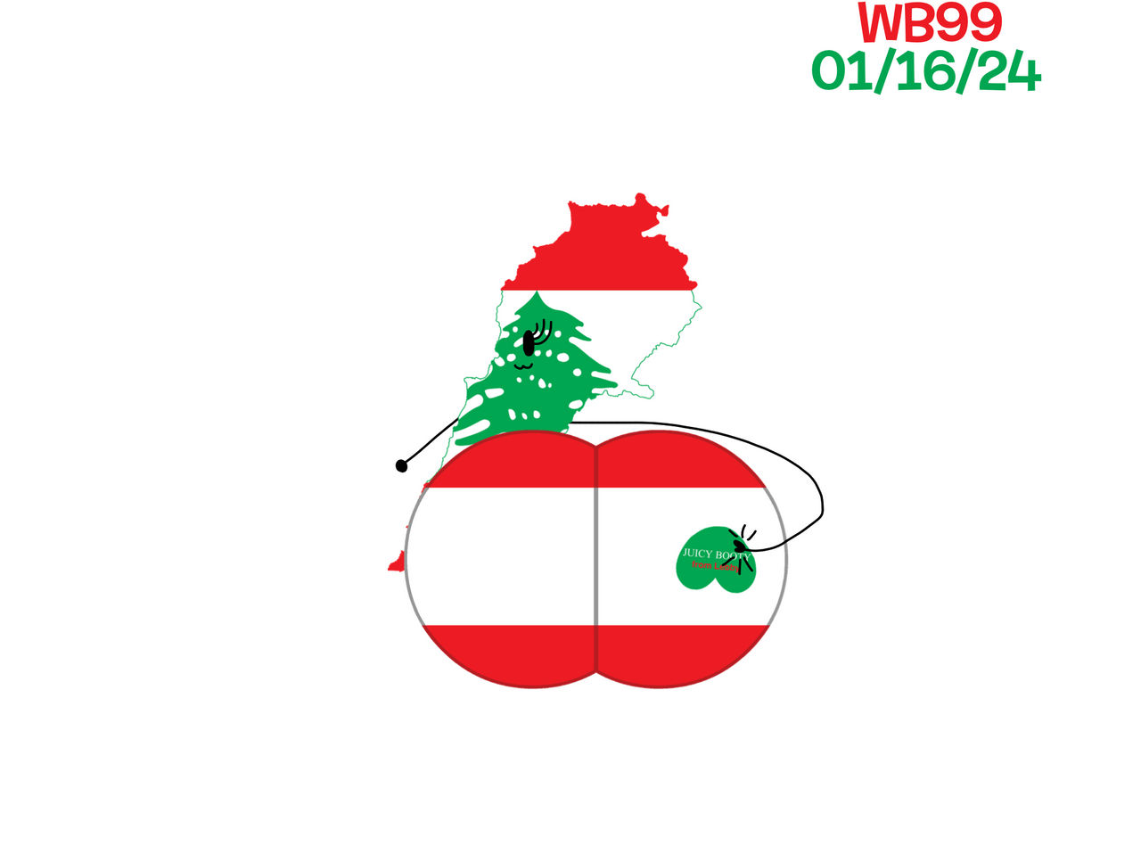 Lebanon Smacks Her Butt By Wessieboi99 On Deviantart