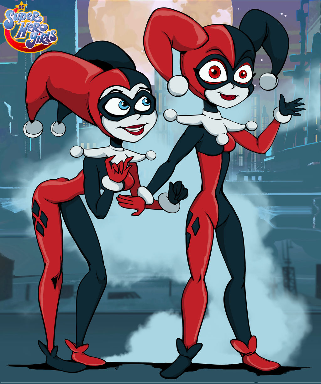 Dc Girls Harlequin Babs By Chronorin On Deviantart