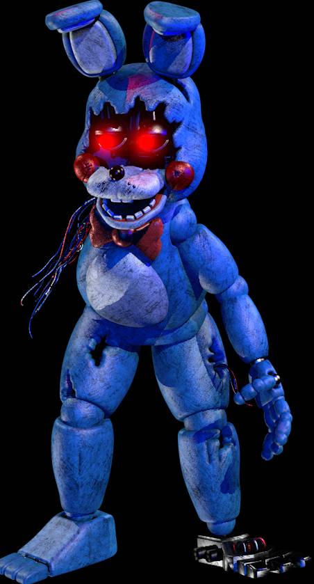 C4dfnaf Withered Toy Bonnie Full Body By Avenger099 On Deviantart