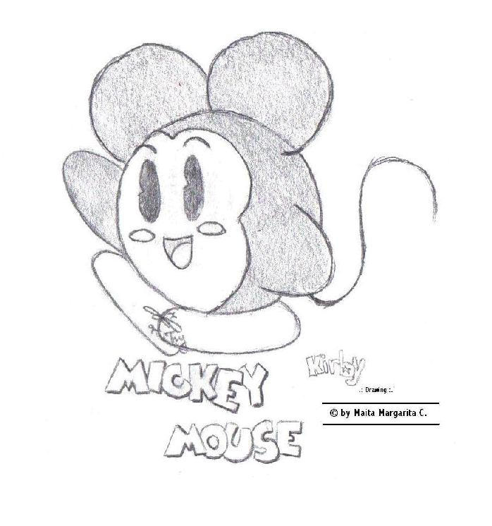 Mickey Mouse Kirby by Maita1 on DeviantArt