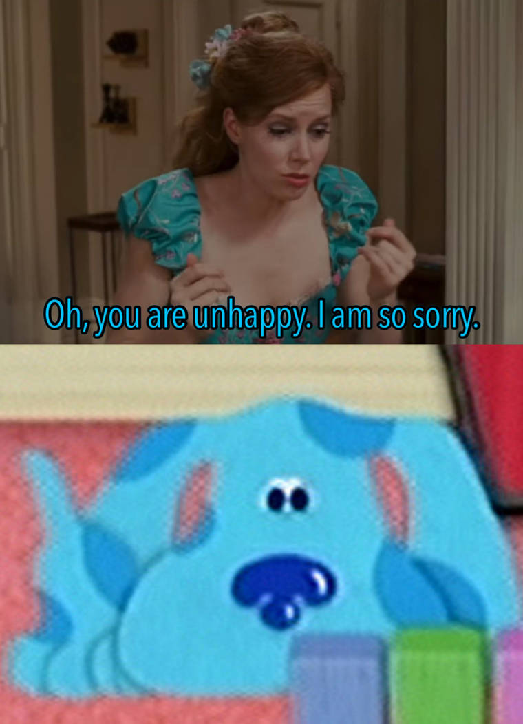 Giselle Apologizes To Blue Blues Clues By Ehrisbrudt On Deviantart