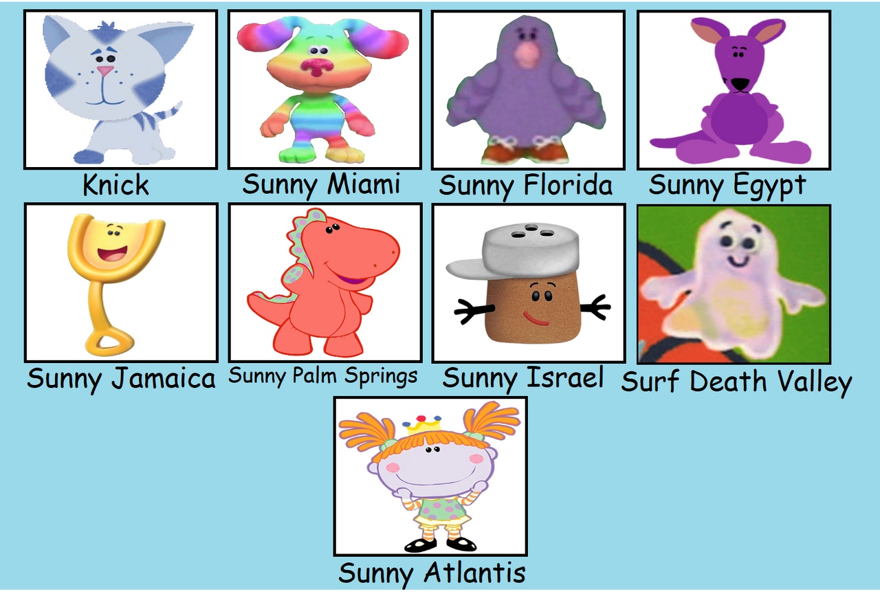 Blues Clues Knick Knack Cast Meme By Ehrisbrudt On Deviantart
