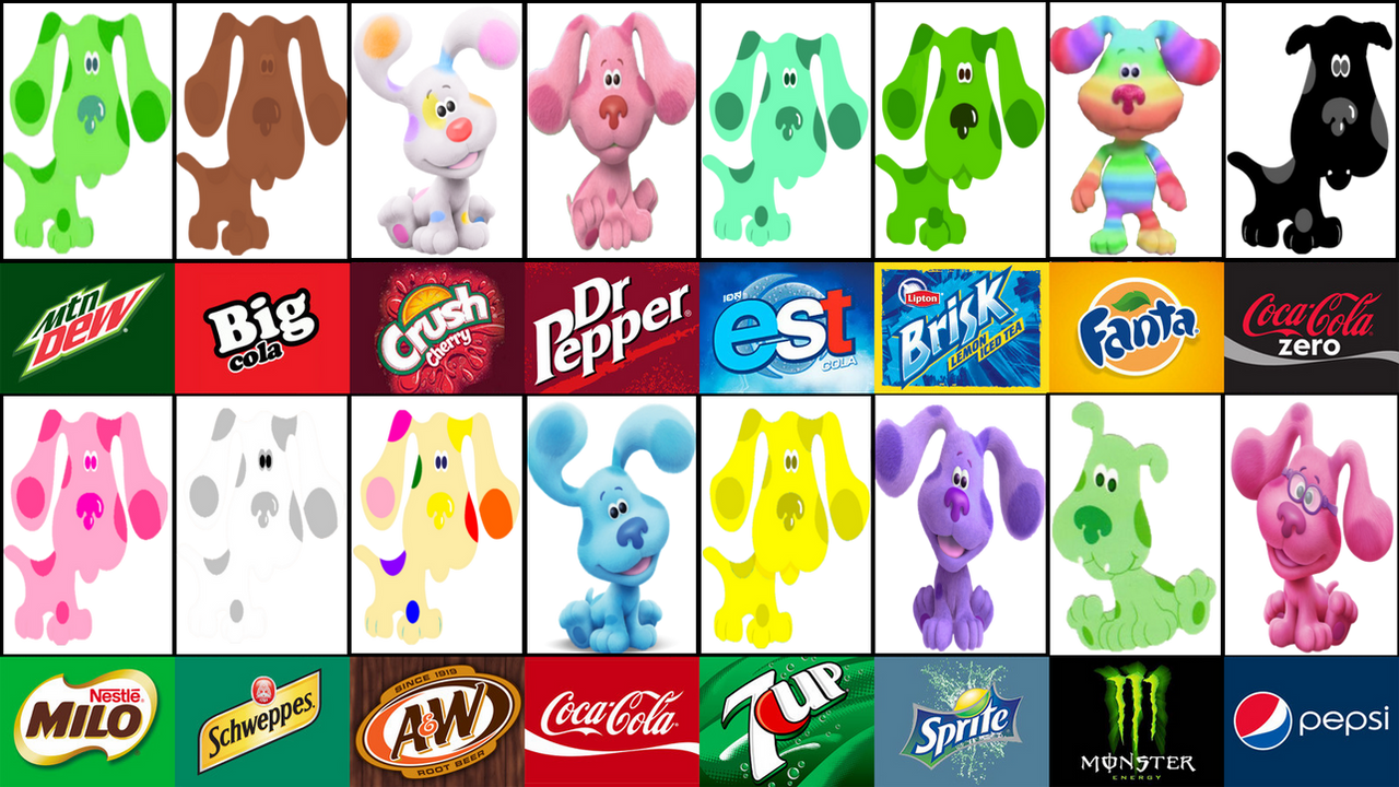 Blues Clues Puppies Soft Drink Meme By Ehrisbrudt On Deviantart