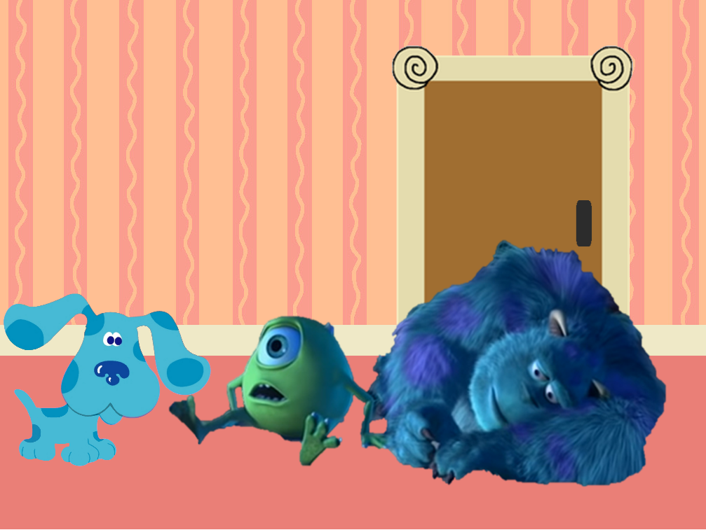Mike And Sulley In Blues Clues By Ehrisbrudt On Deviantart