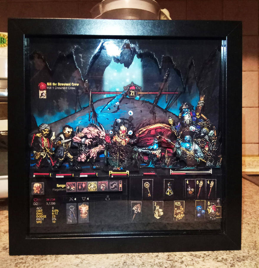 Darkest Dungeon: Drowned Crew - Diorama \ShadowBox by BronyRazya on ... Darkest Dungeon: Drowned Crew - Diorama \ShadowBox by BronyRazya on ...