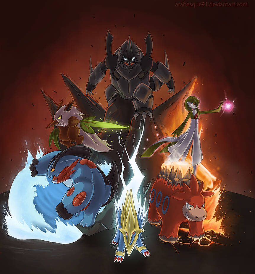 Pokemon Omega Ruby Team By Arabesque91 On Deviantart
