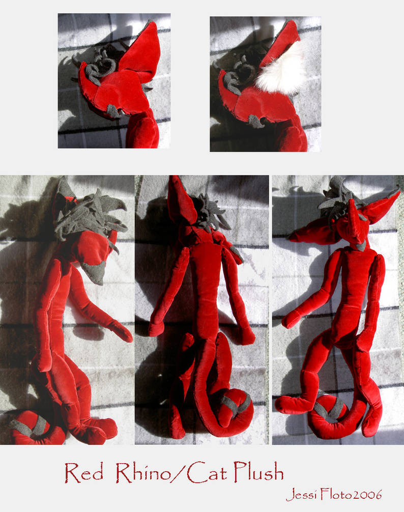 Red cat Plush by darkbloodwyvern on DeviantArt
