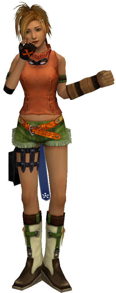 Rikku Render By Frozen Knight On Deviantart