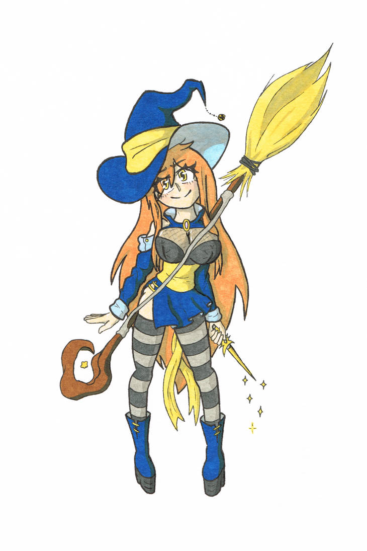 Zoey The Witch Redesign By Spaceshippatioart On Deviantart