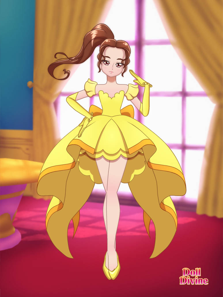 Belle Anime Version By Midnightroses888 On Deviantart