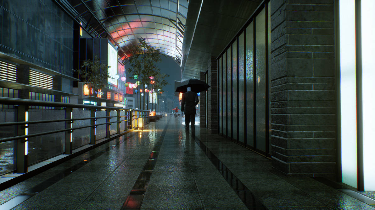 Ghostwire Tokyo Rain Walker By Gnettw On Deviantart