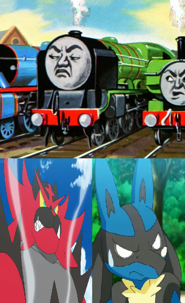 Lucario And Incineroar Dislikes Big City Engine By Renaultzero On Deviantart