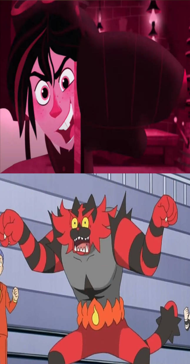 Varians Evil Smile Scares Incineroar By Renaultzero On Deviantart