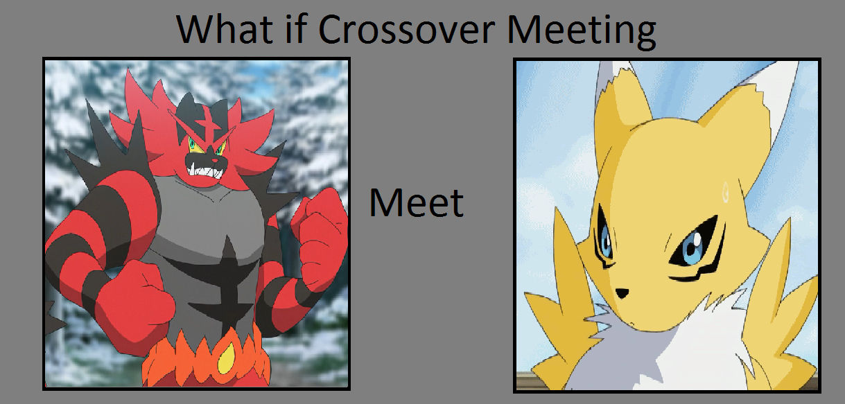 What If Incineroar Meets Renamon By Renaultzero On Deviantart