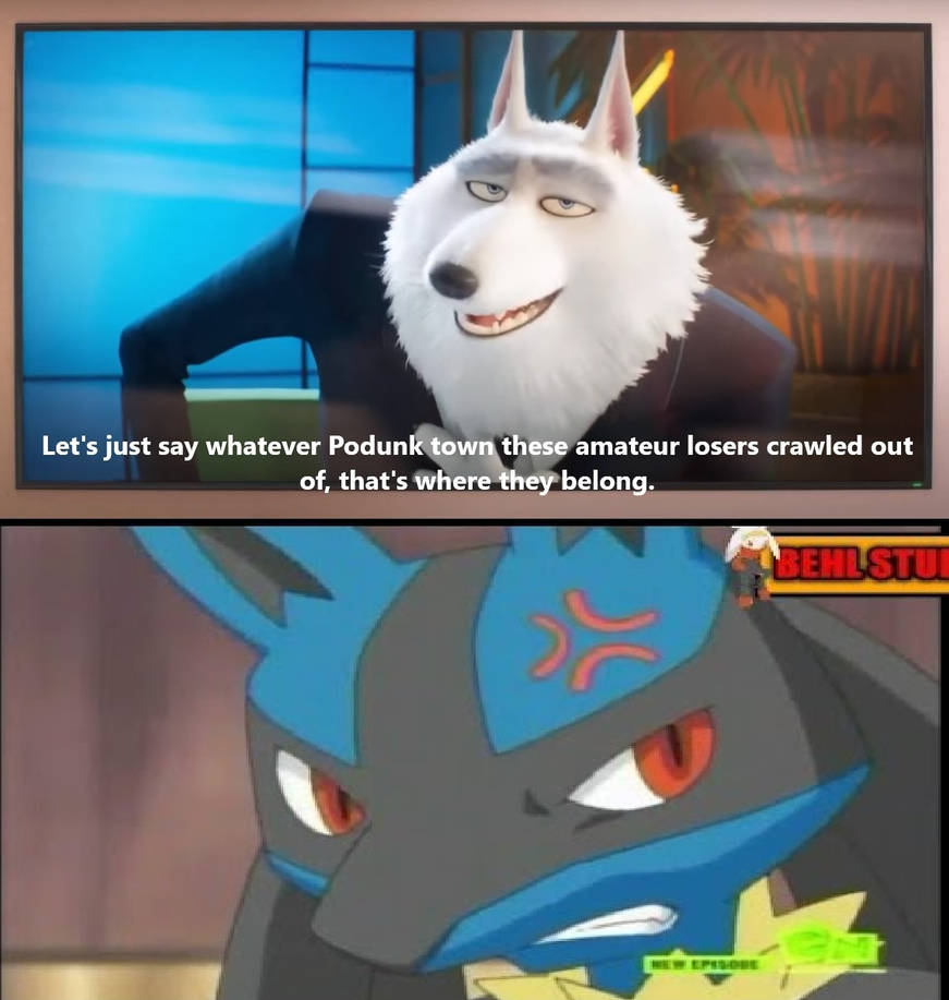 Jimmy Crystal Insults Lucario By Renaultzero On Deviantart