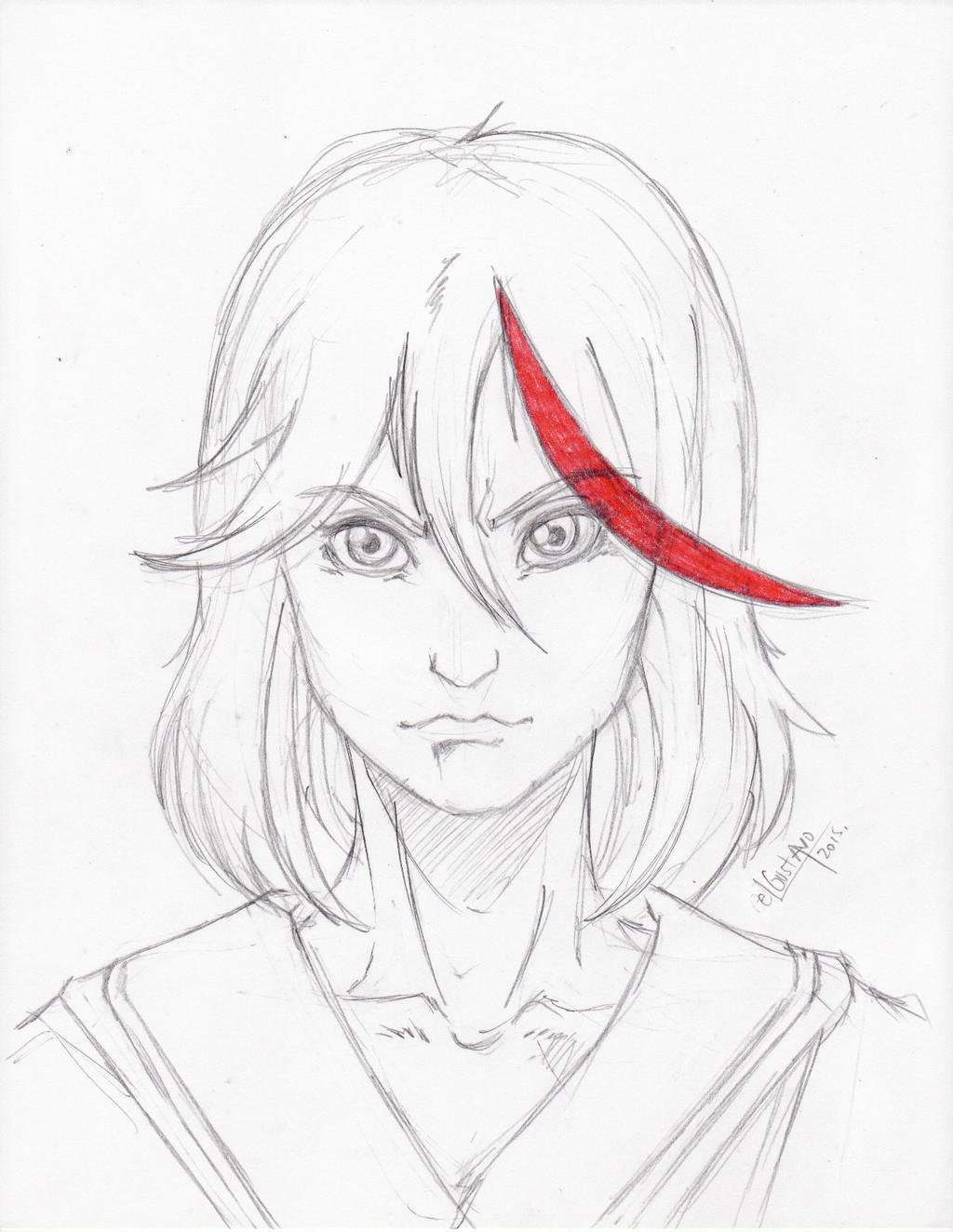 Fast Sketchryuko Matoi By G4qs On Deviantart