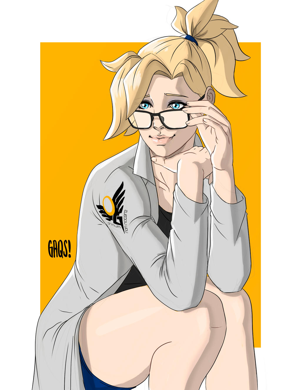 Angela Ziegler Mercy Overwatch By G4qs On Deviantart