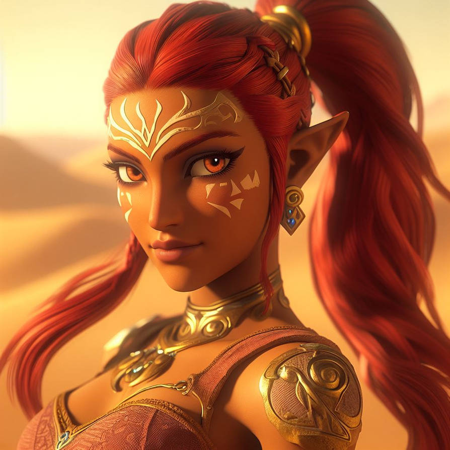 Female Gerudo Oc Ember By Dominickarmstrong2 On Deviantart
