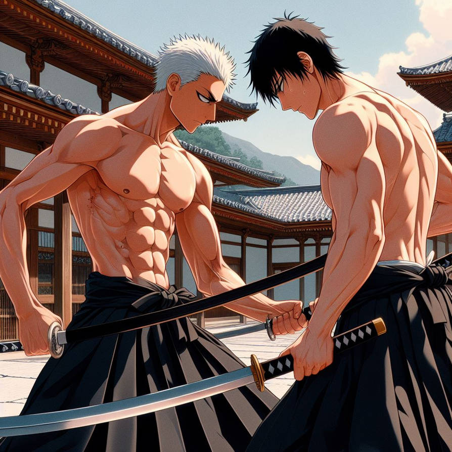 Bleach Two Shirtless Warriors By Wguayana On Deviantart