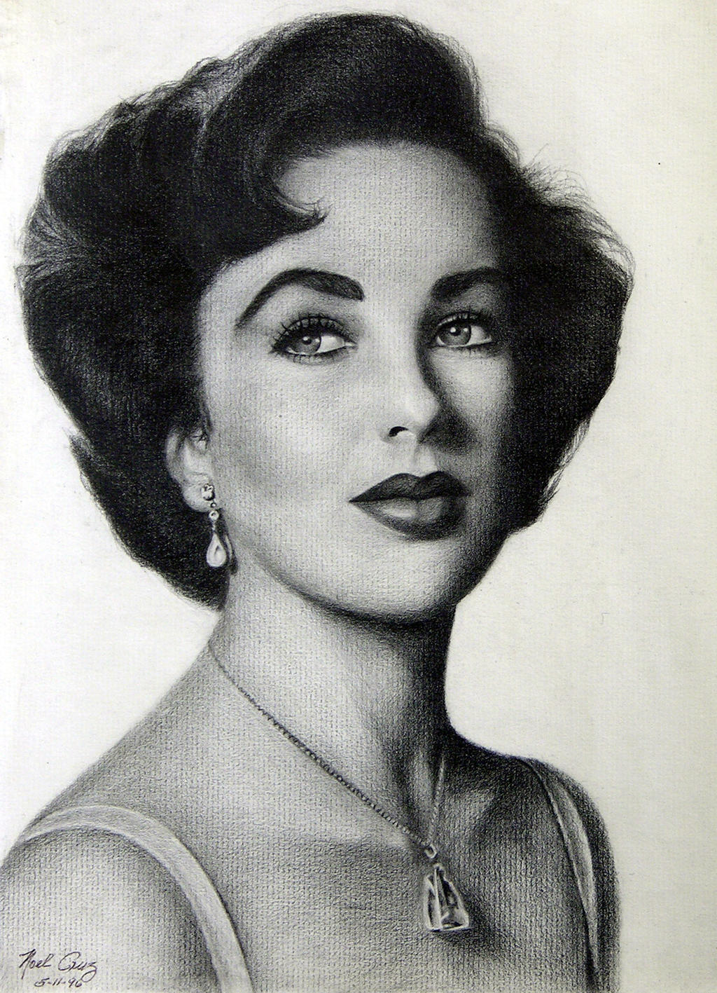 Elizabeth Taylor by noeling on DeviantArt
