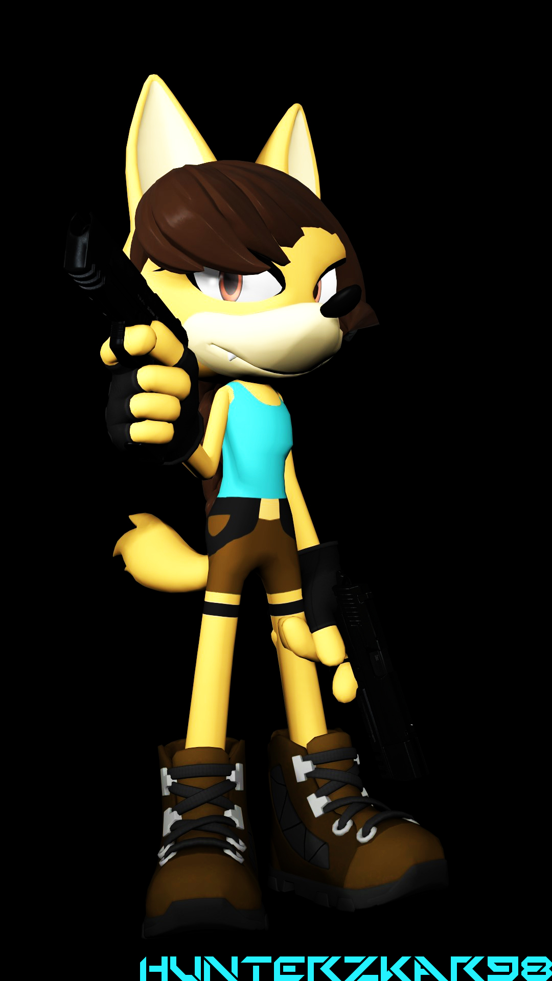 Sfm Lara Croft Sonic Style By Hunterzkar98 On Deviantart