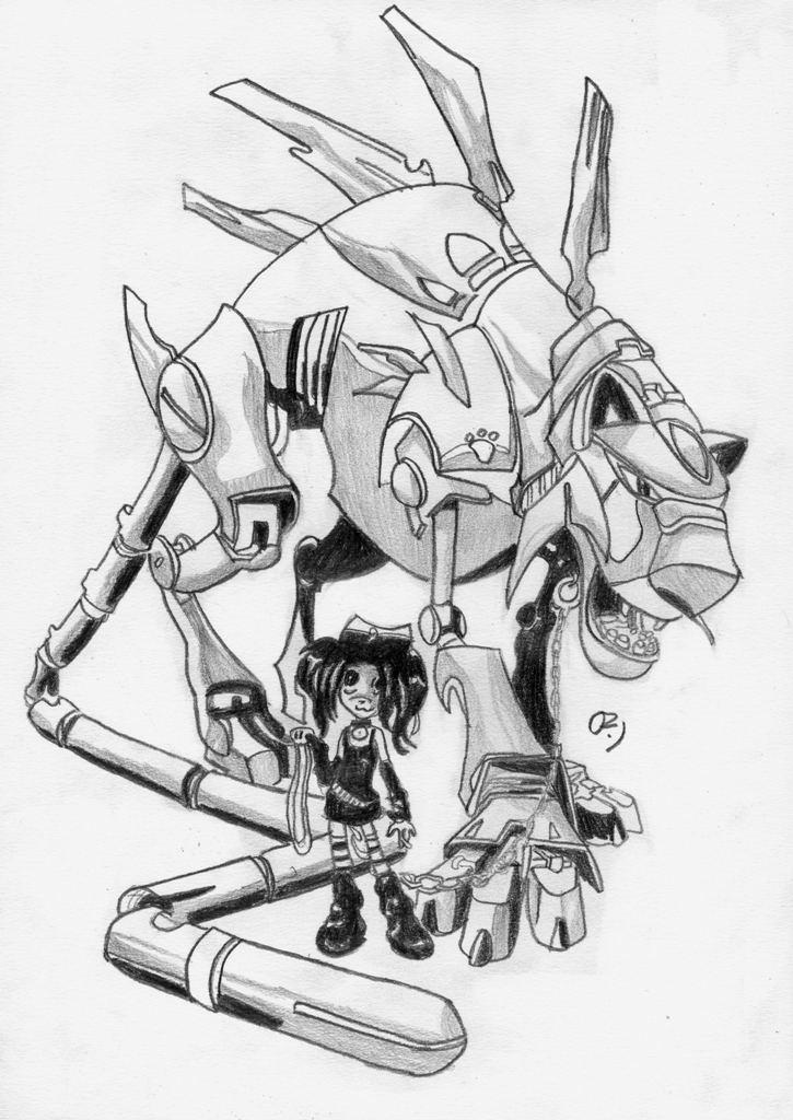 Cyber Dog by Whyne on DeviantArt