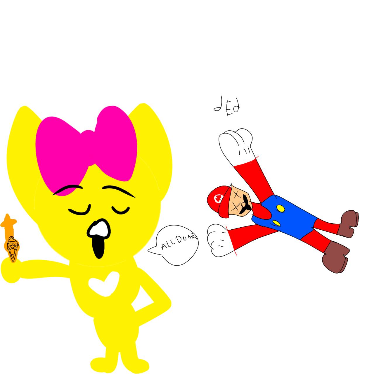 Part 2 (Mario smg4 AND battle kitty by corn-ZaZa-Royale-681 on DeviantArt Part 2 (Mario smg4 AND battle kitty by corn-ZaZa-Royale-681 on DeviantArt