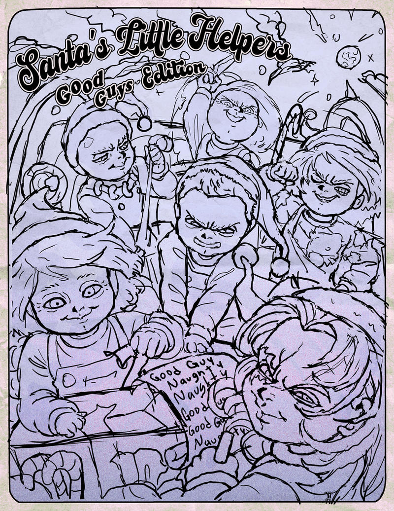 Chucky Postcard Sketch By Candys Killer On Deviantart