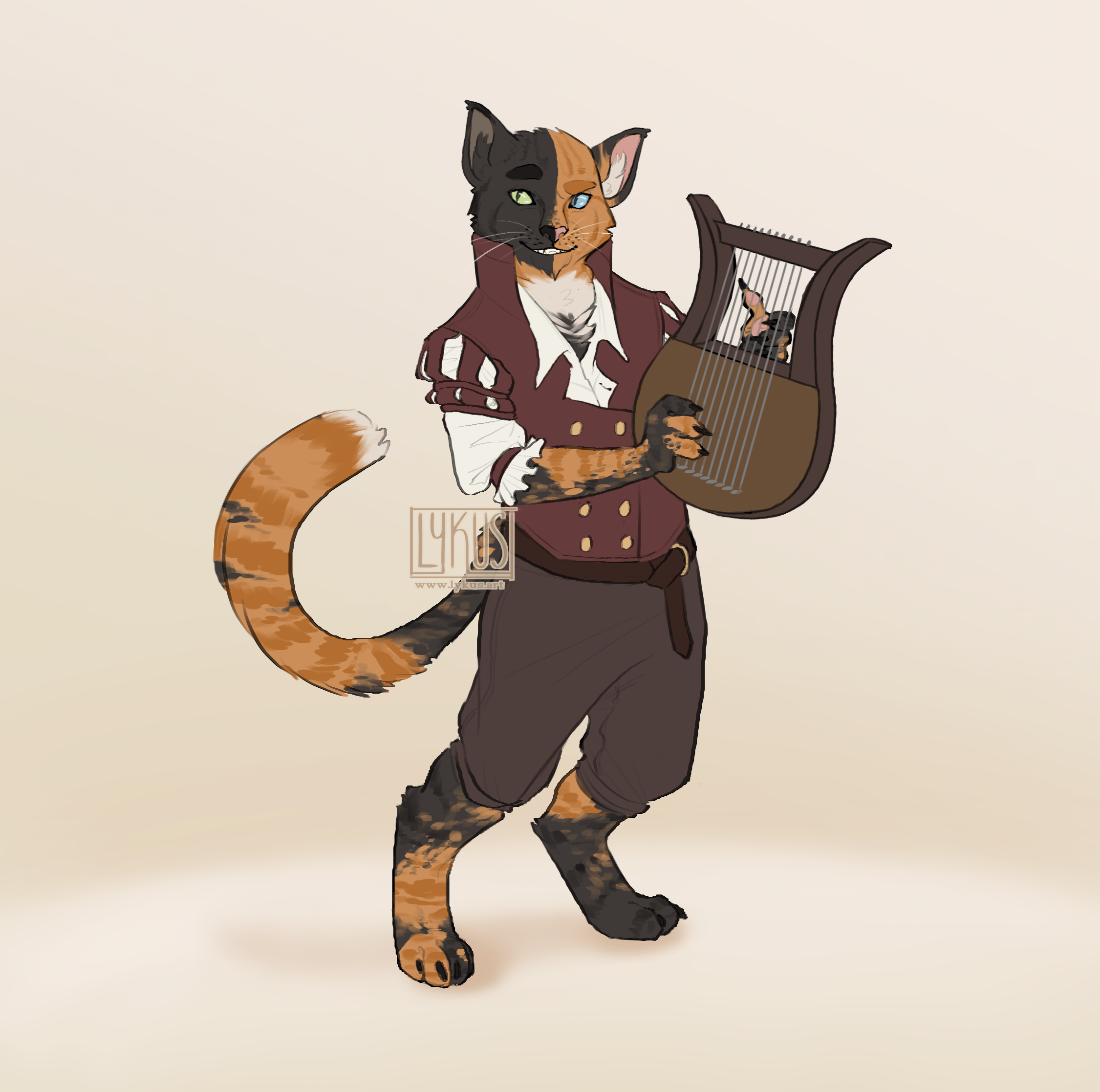 Tabaxi Bard By Lykus On Deviantart