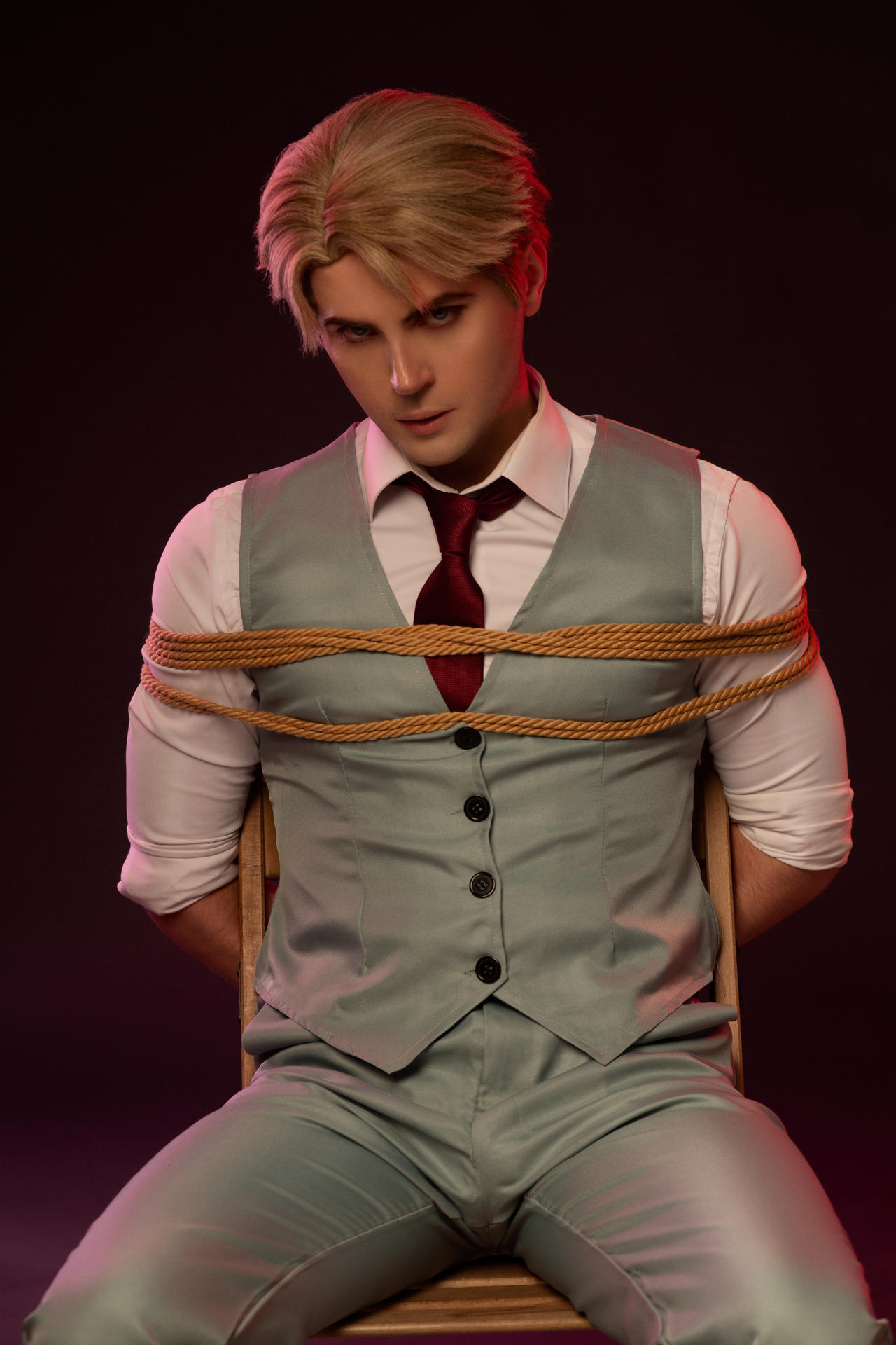 Loid Forger Tied Up By Graysonfin On Deviantart