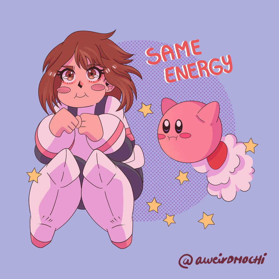 Ochaco Uraraka + Kirby Fanart by Aweirdmochifujoshi on DeviantArt Ochaco Uraraka + Kirby Fanart by Aweirdmochifujoshi on DeviantArt