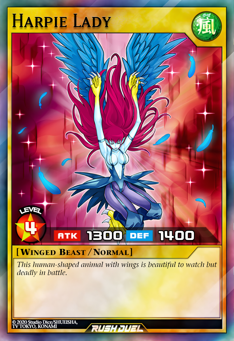 Harpie Lady By Moonstar8792 On Deviantart