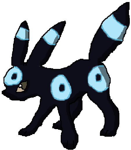 Shiny Umbreon Chatlands Pose Left By Pixelspiritflame On Deviantart