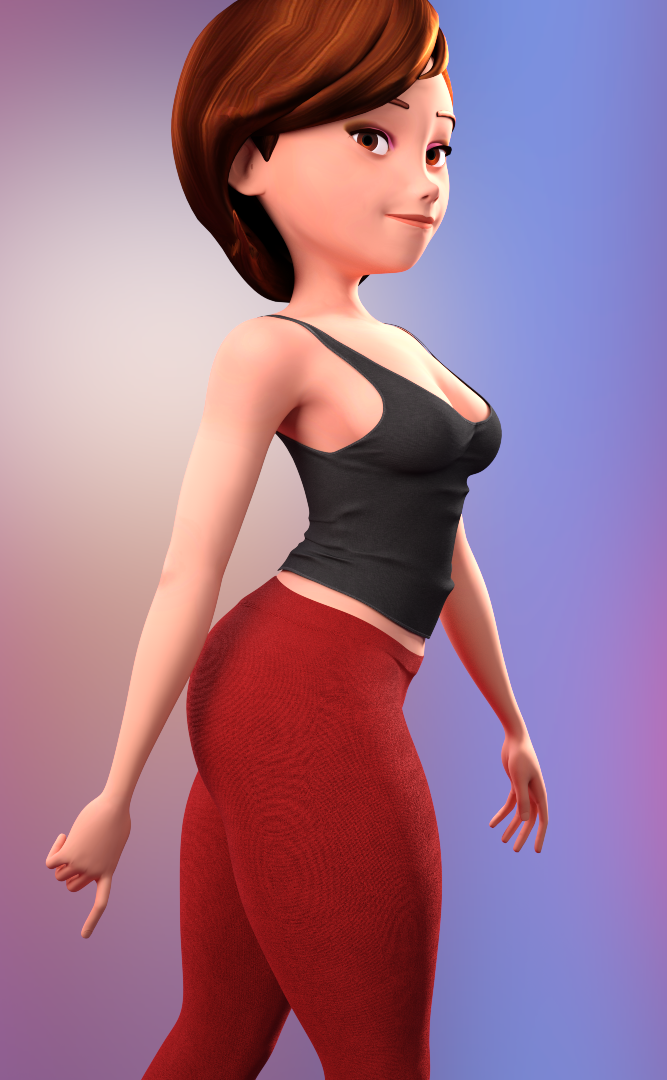 Helen Parr Stroll By Vtemp On Deviantart