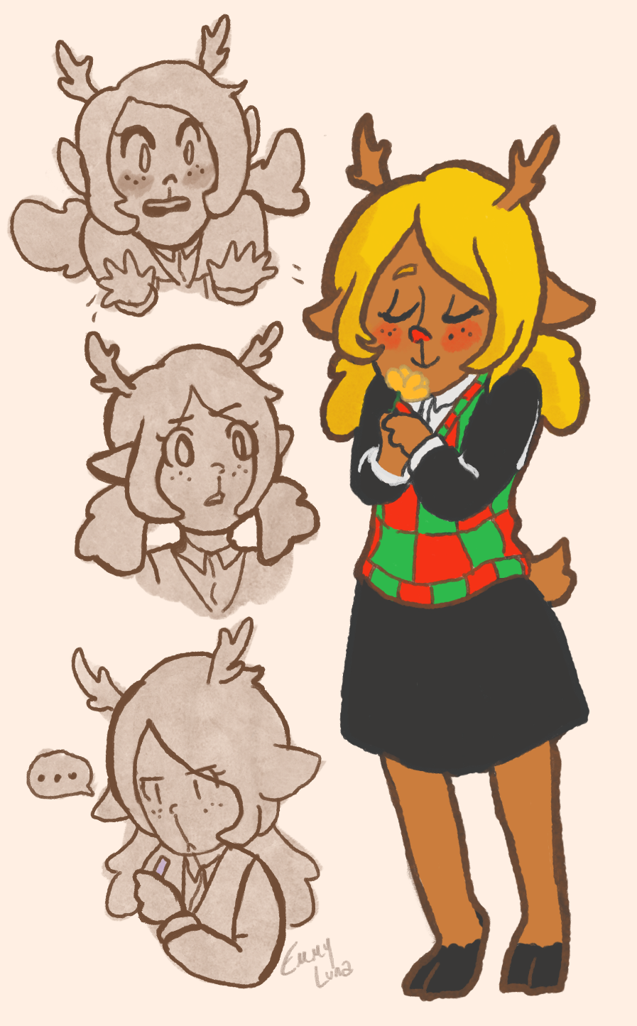 Noelle Is Very Deer By Emmylunas On Deviantart