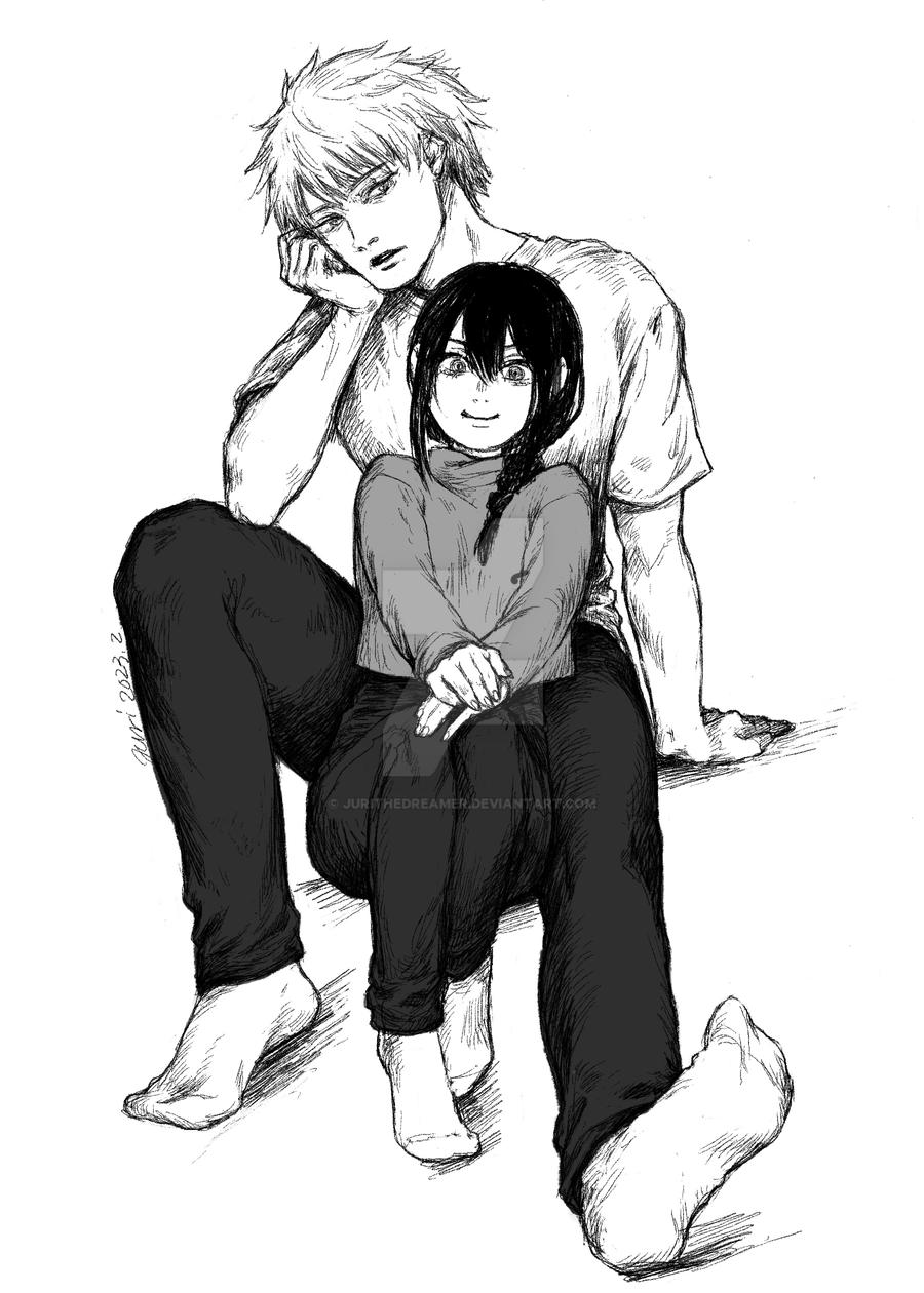 Denji And Nayuta By Jurithedreamer On Deviantart