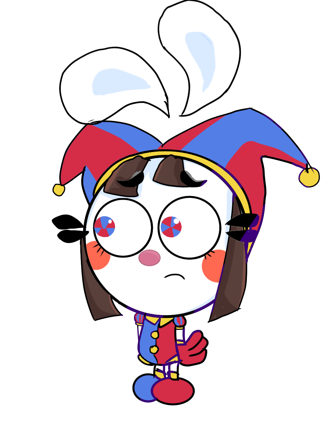 Pomni Yin Yang Yo Art Style By Vaniadraws067 On Deviantart