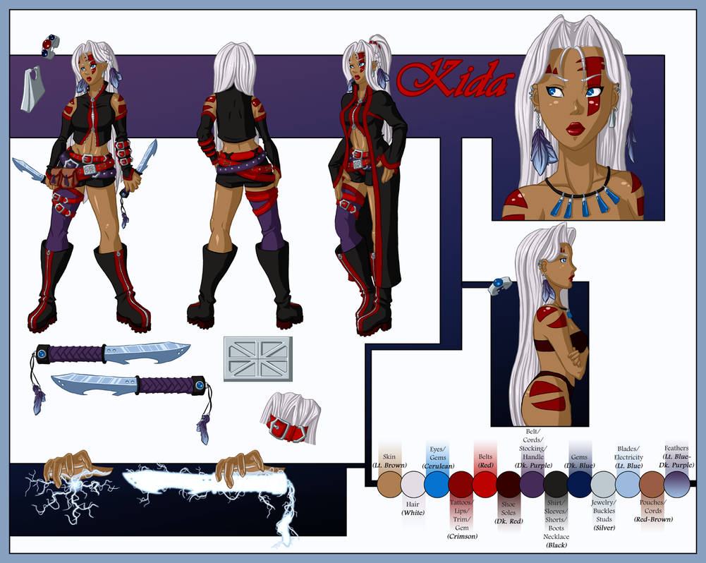 Kida - Character Sheet by lethalfairy on DeviantArt