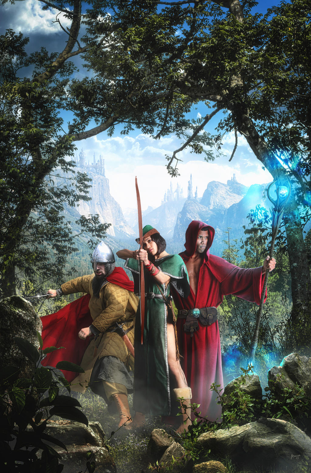 The Three Adventurers by Rowye on DeviantArt The Three Adventurers by Rowye on DeviantArt