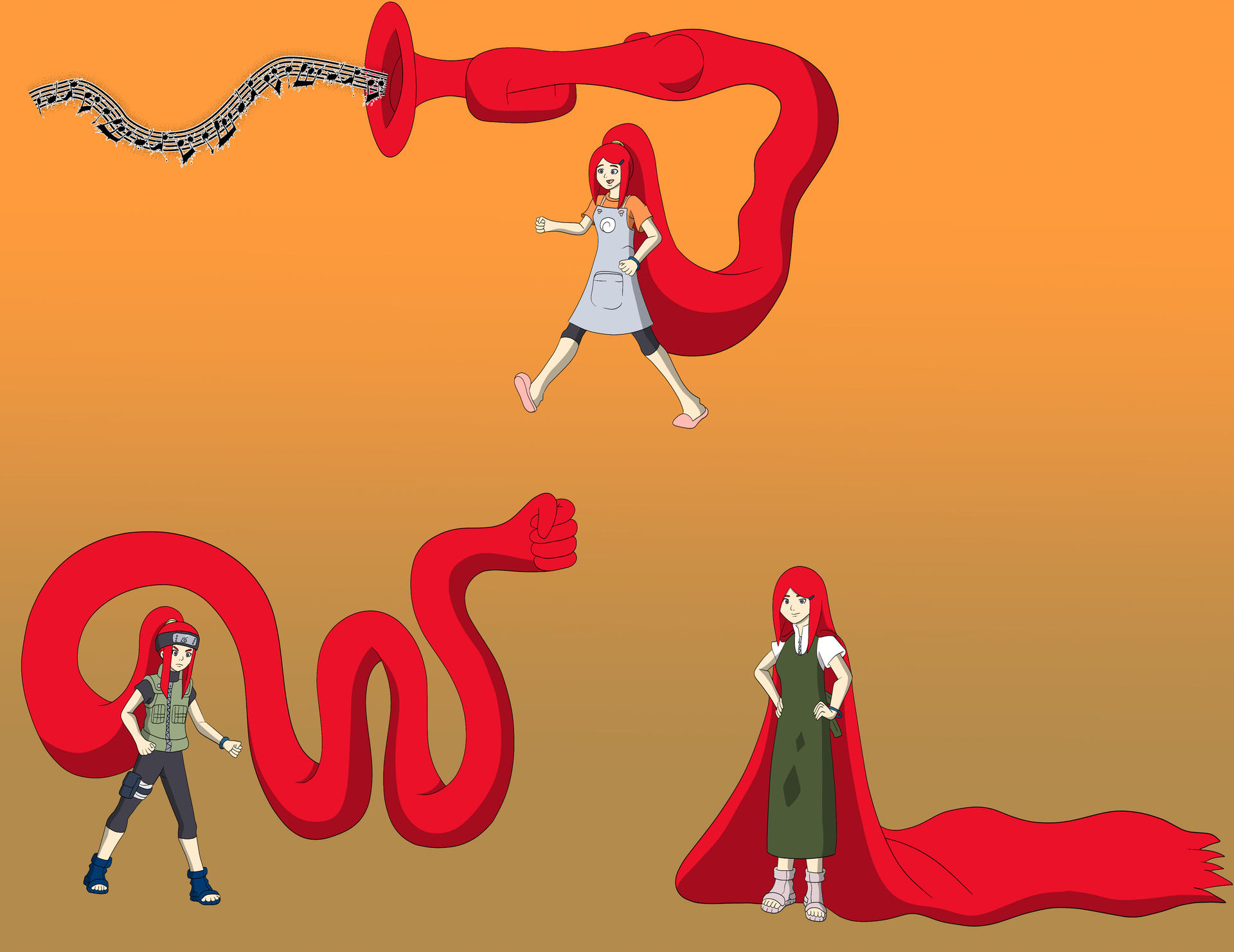 Kushina Hair Manipulation By Ethantavitas On Deviantart