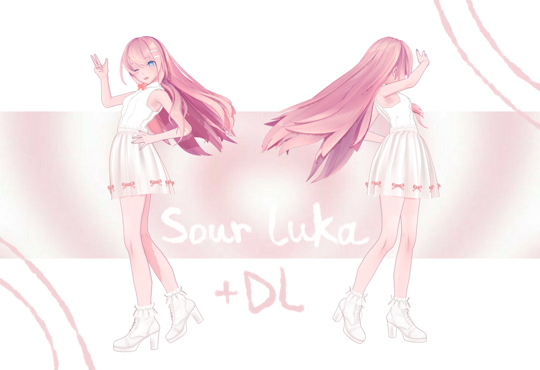 Mmd Cute Sour Luka Dl By Lariez666 On Deviantart